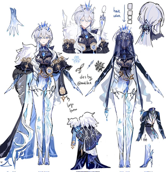 Tsaritsa design (not mine) Genshin Impact | HoYoLAB