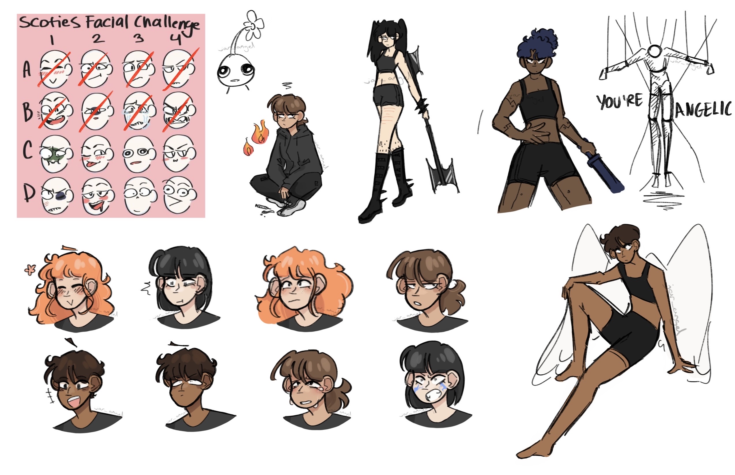 Oc doodles :D | HoYoLAB