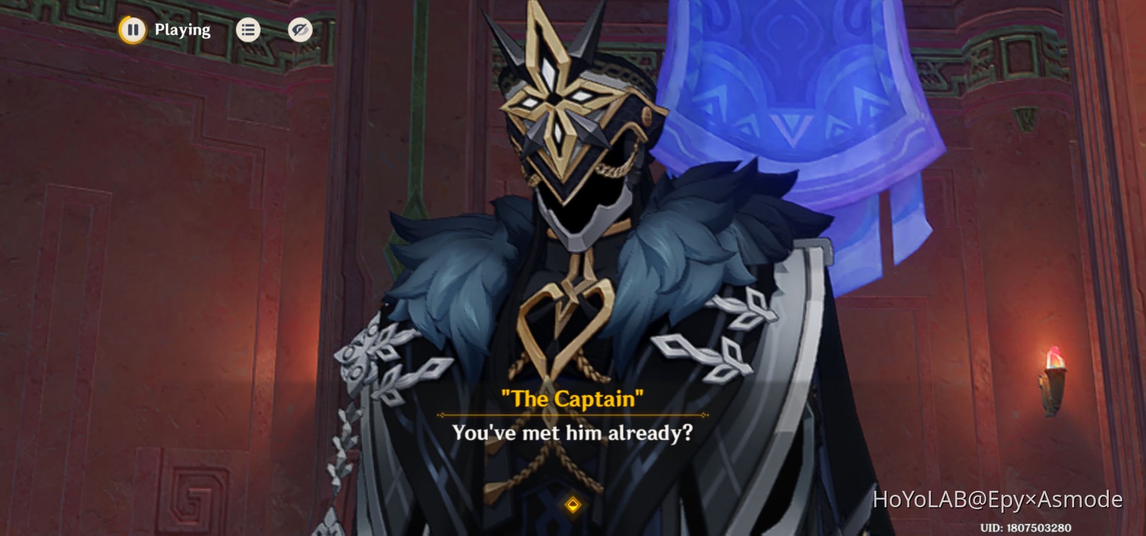 Even Capitano knews Aether is one not to be harmed and protected at all ...