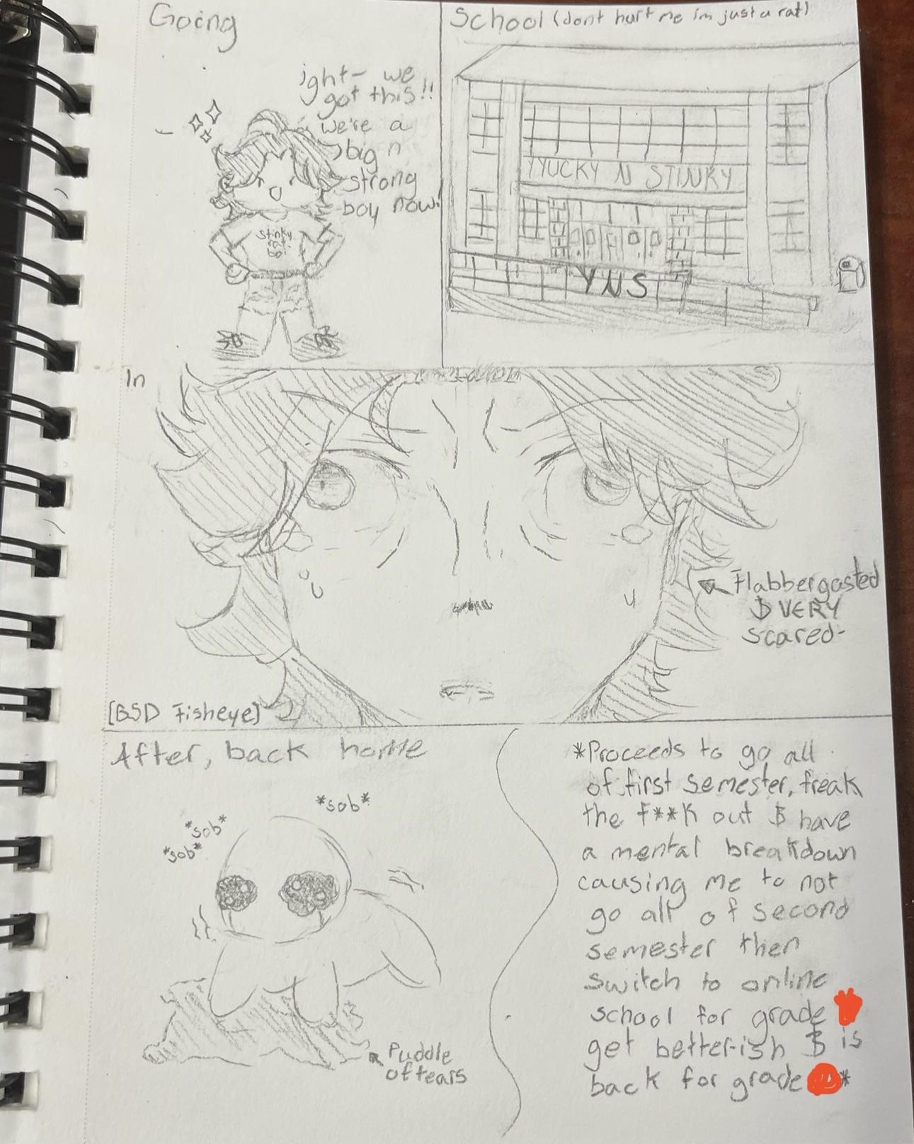 dumb ahh comic i did for english | HoYoLAB