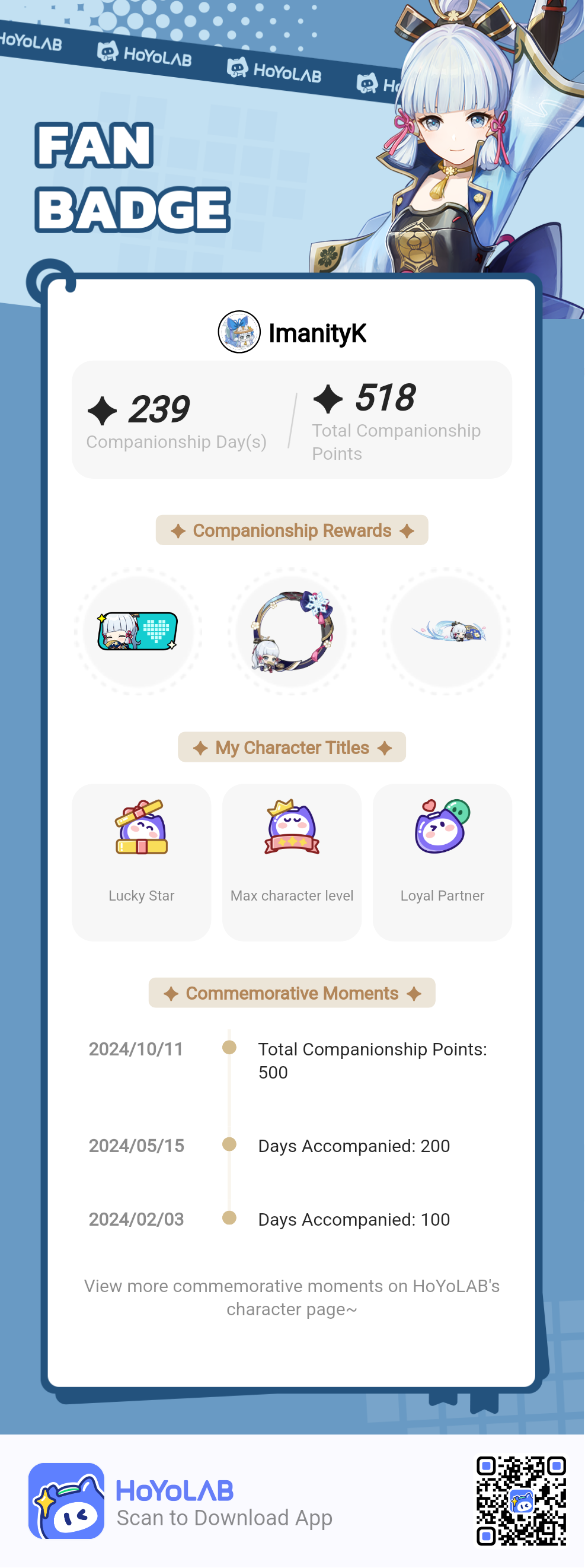 Ayaka fan Genshin Impact | HoYoLAB