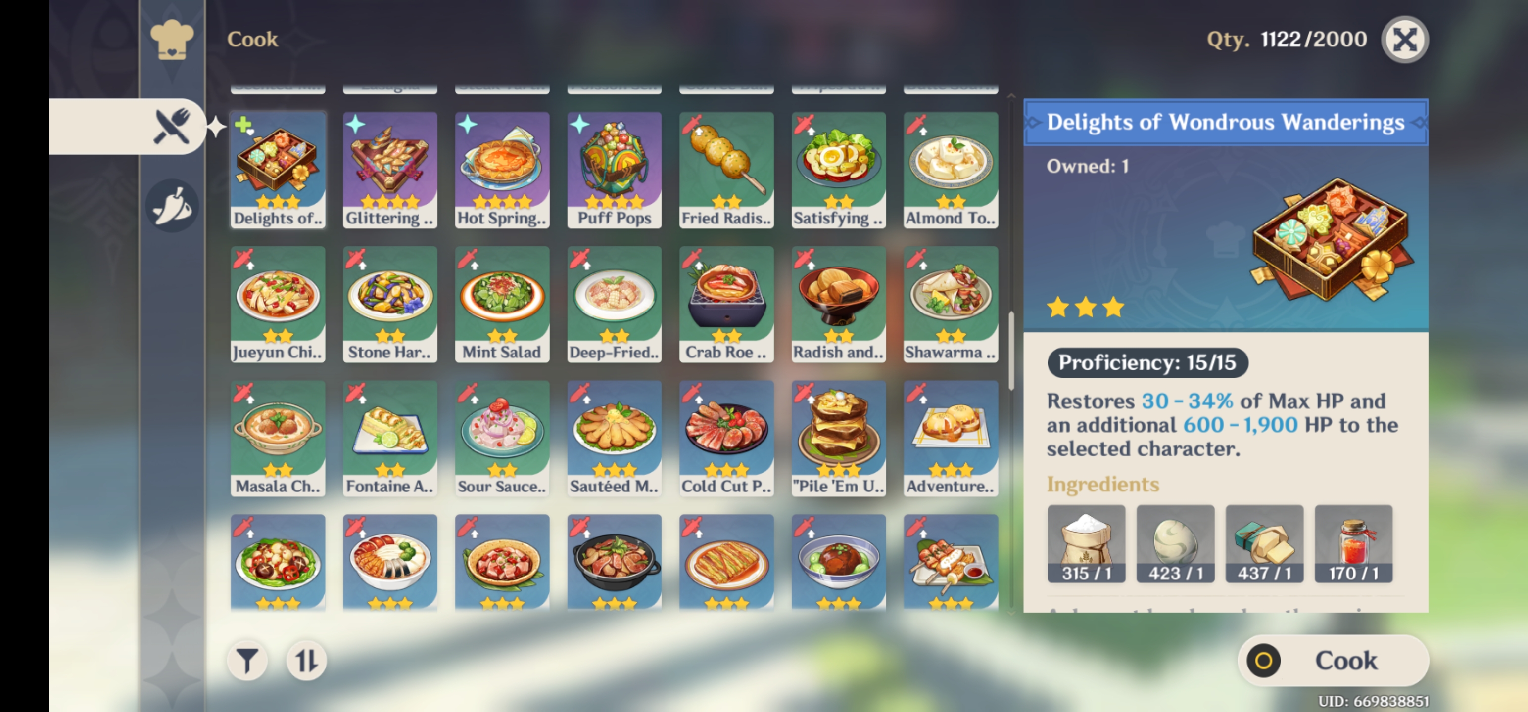 Can you tell I love cooking? Genshin Impact | HoYoLAB