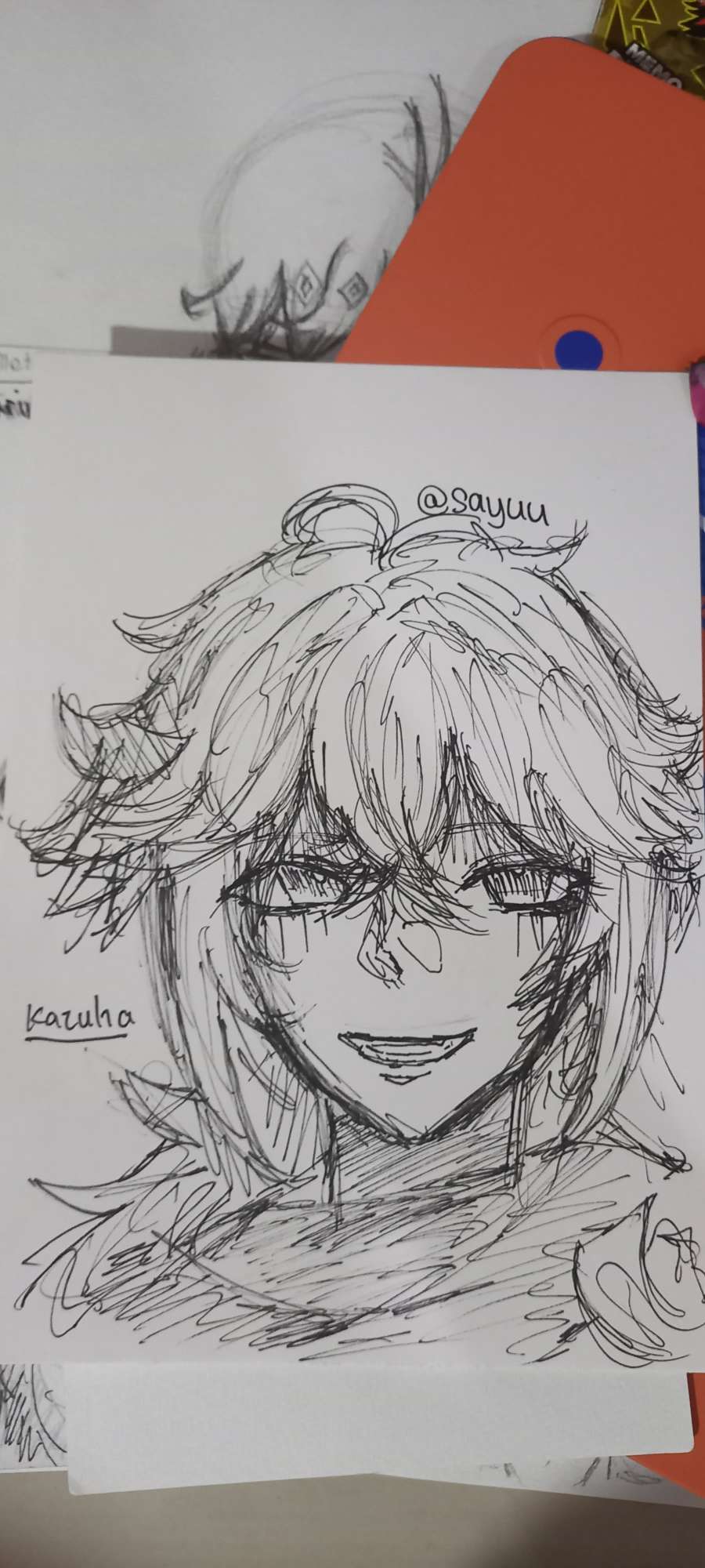 kazuha drawing Genshin Impact | HoYoLAB