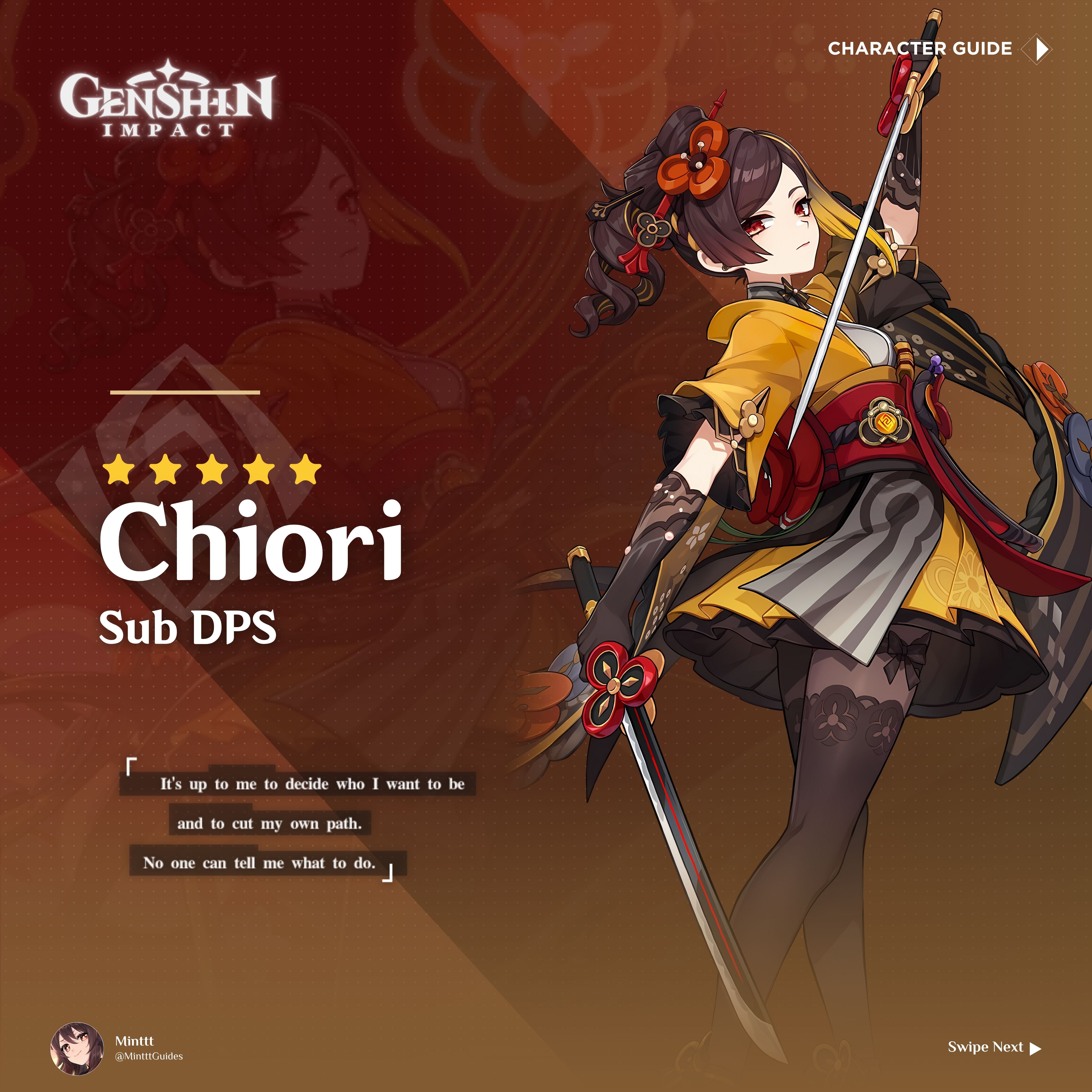 CHIORI - UPDATED BUILD GUIDE (V5.1) | GENSHIN IMPACT Genshin Impact ...