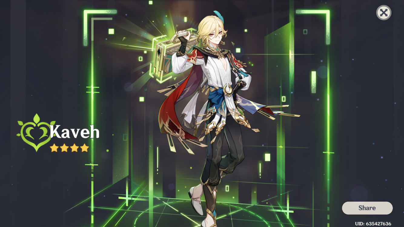 Pulled on both Kaveh banners only to get him off banner Genshin Impact ...