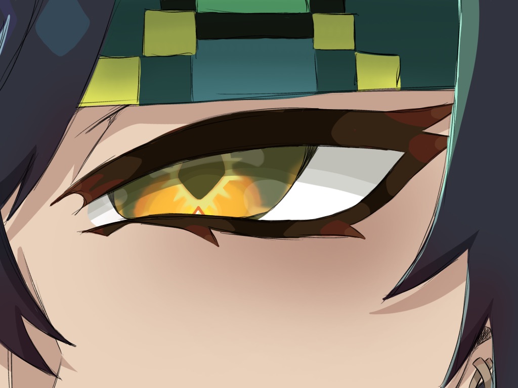 Kinich's eye in my style ^^ Genshin Impact | HoYoLAB