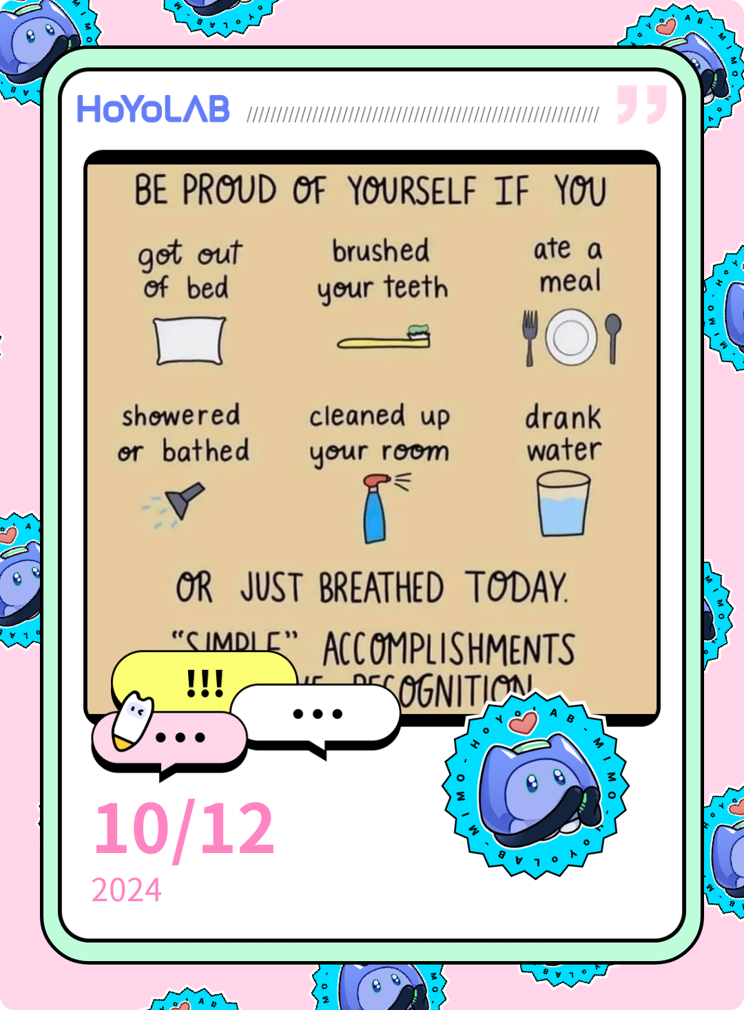 10/12 Diary -# My Character Building Diary | HoYoLAB