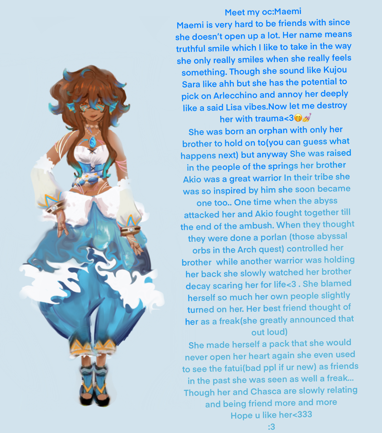 Oh how I love oc trauma🤭 Genshin Impact | HoYoLAB