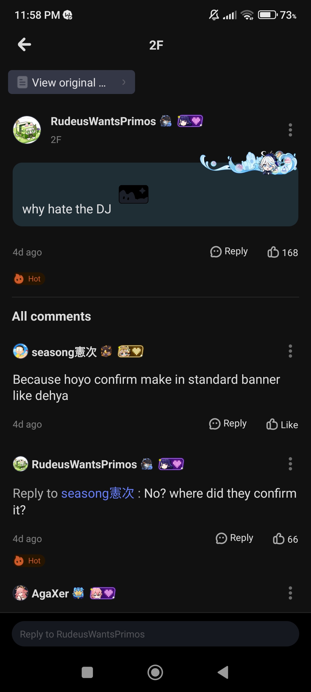 A report to the moderator User_110'someone' (1; featuring seasong ...