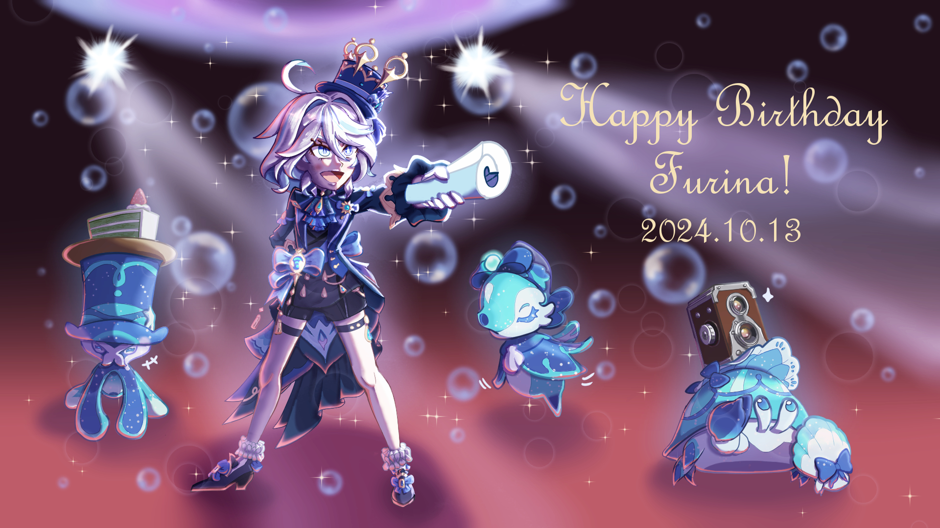 Furina's present: Fan art Genshin Impact | HoYoLAB