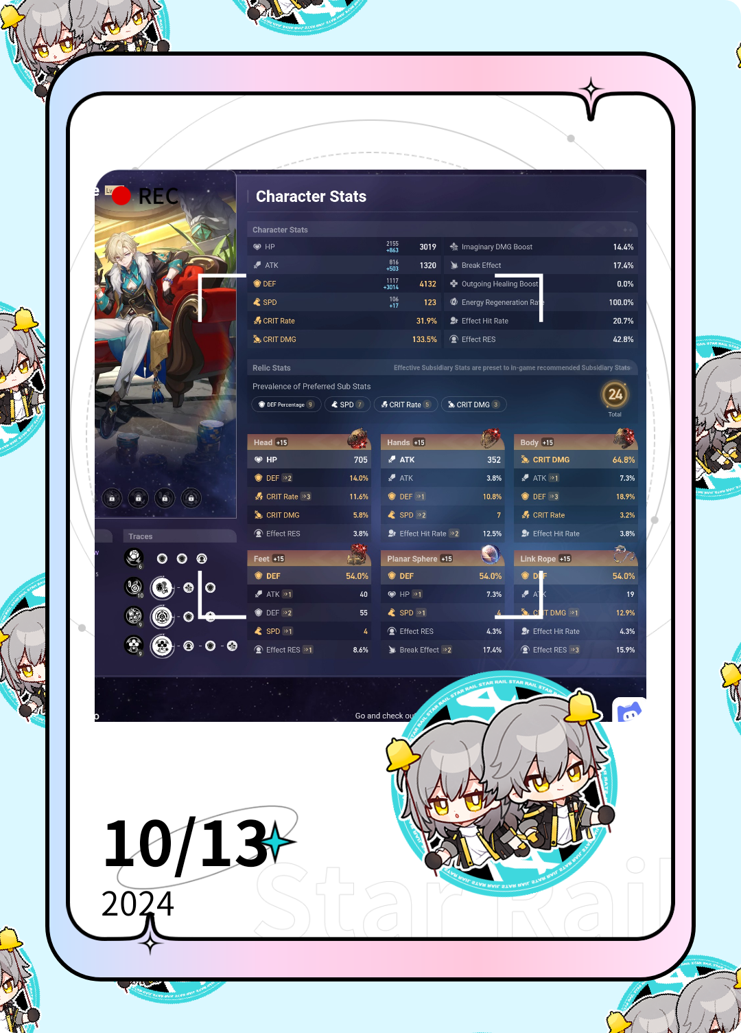 10/13 Diary -# My Character Building Diary Honkai: Star Rail | HoYoLAB