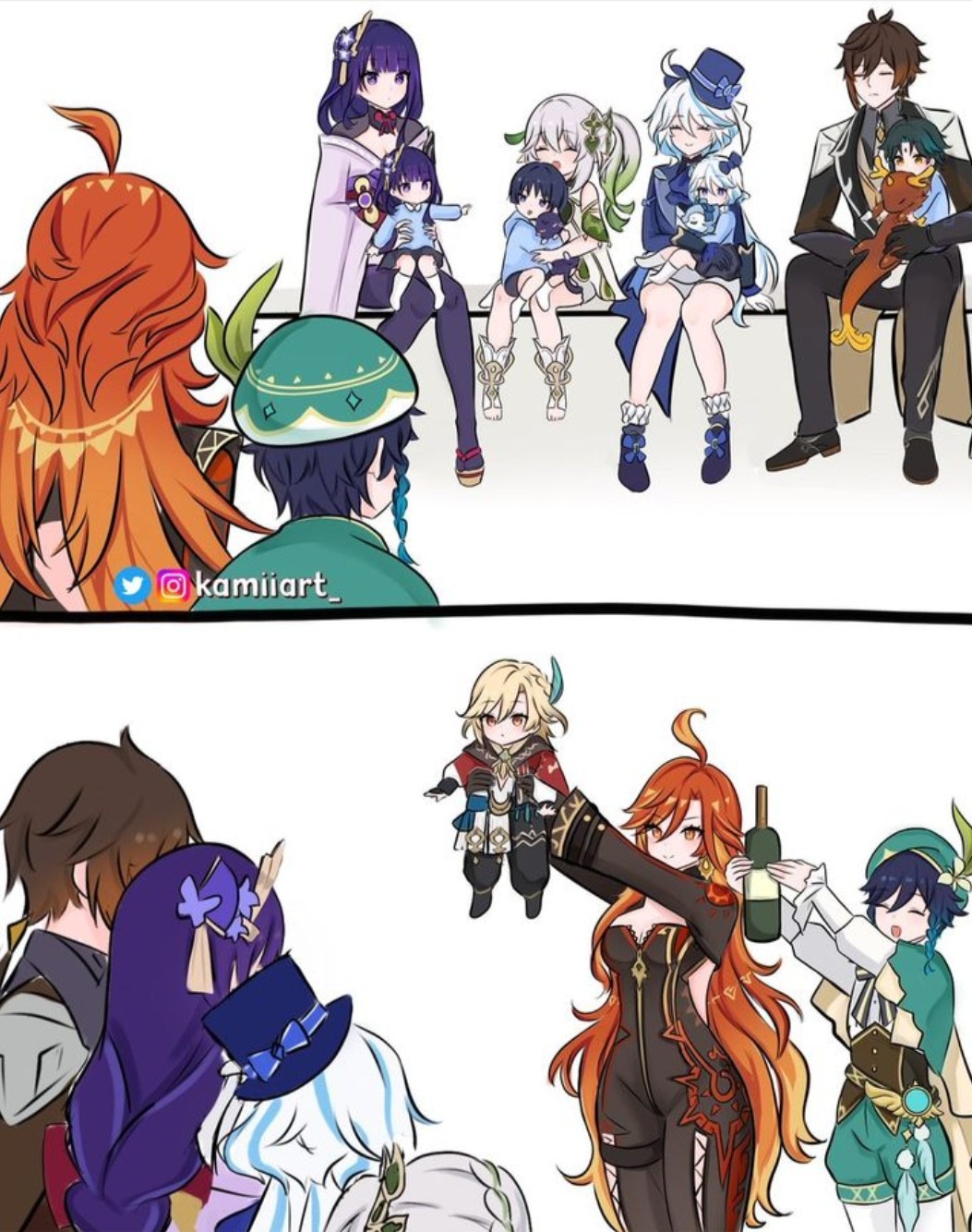 happy archon family pt4 Genshin Impact | HoYoLAB