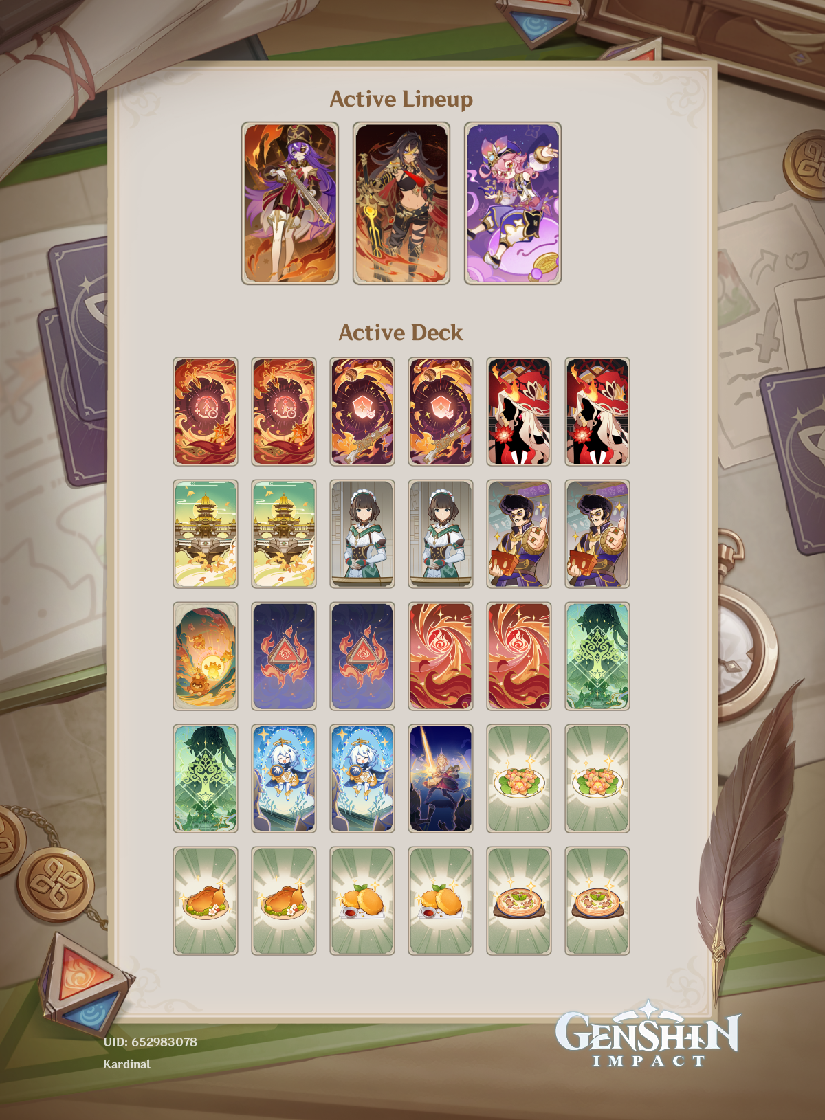 Infinite Overload Deck Genshin Impact | HoYoLAB