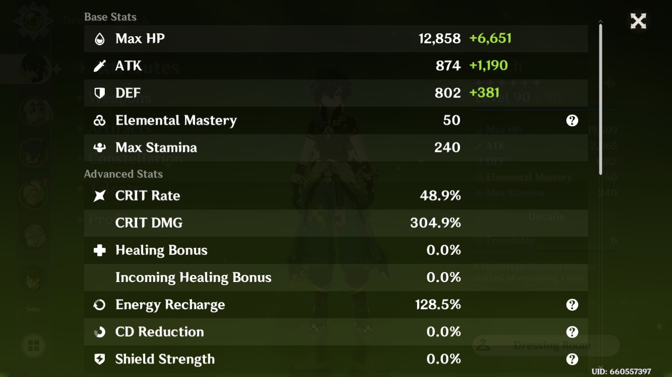 Which crit ratio is better for Kinich? Genshin Impact | HoYoLAB