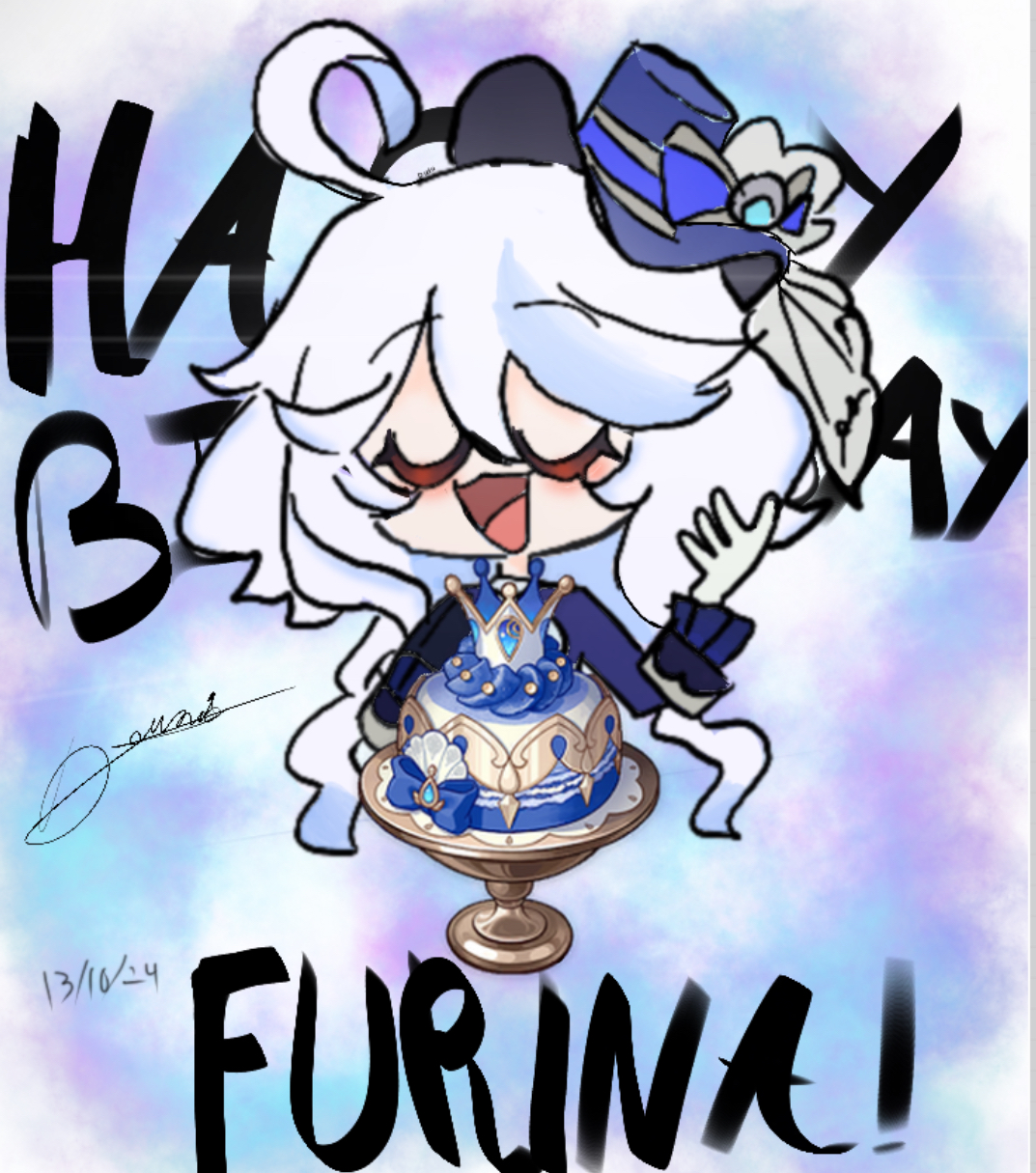 Happy B-Day Furina! Genshin Impact | HoYoLAB