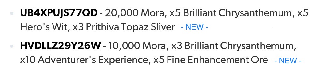 Genshin Impact Redeem Codes! NEW! 30,000 Mora, 5 Hero Wits and More ...