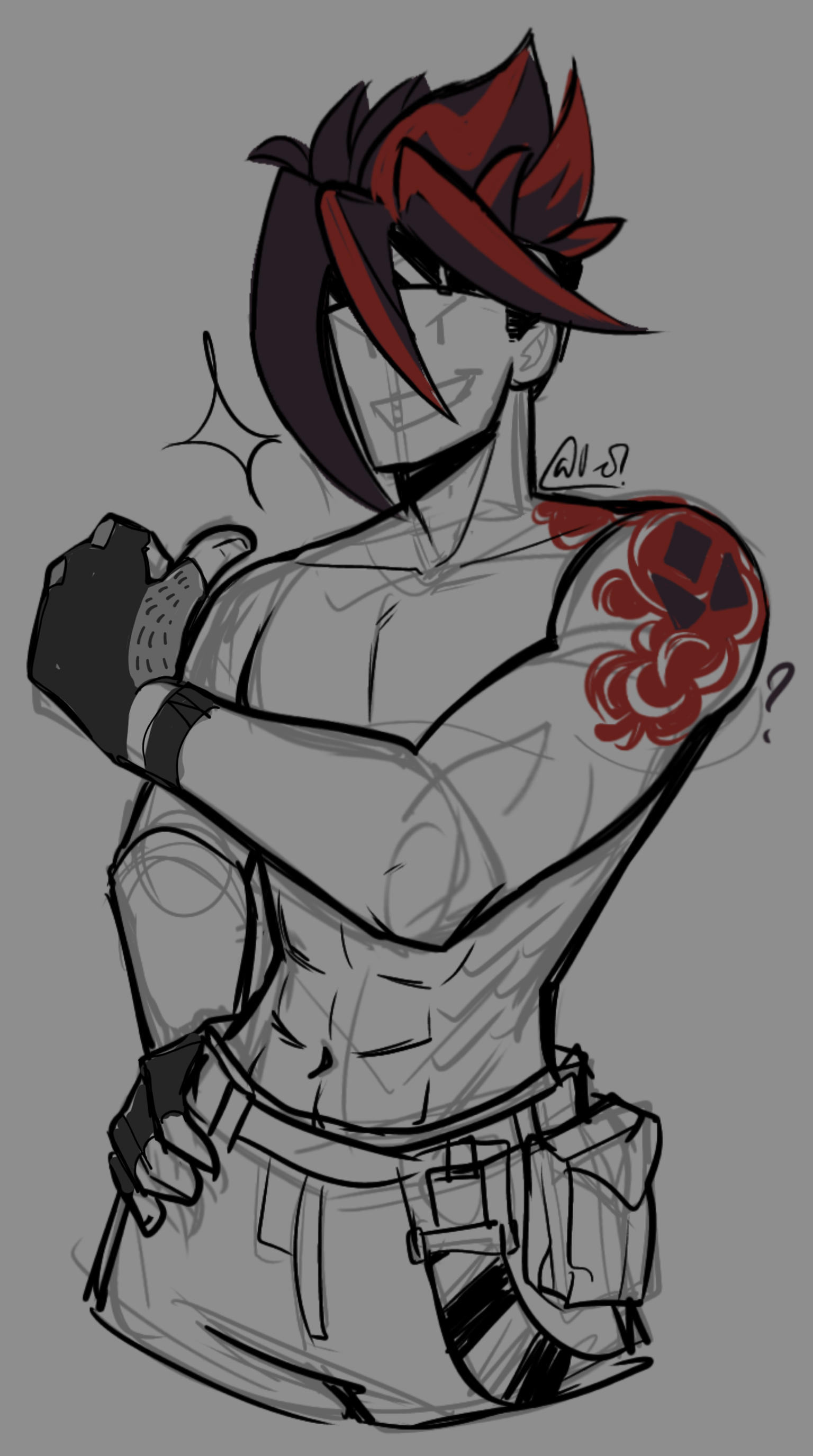 Anyone notice Anton's tattoo??? what do y'all think it is? Zenless Zone ...