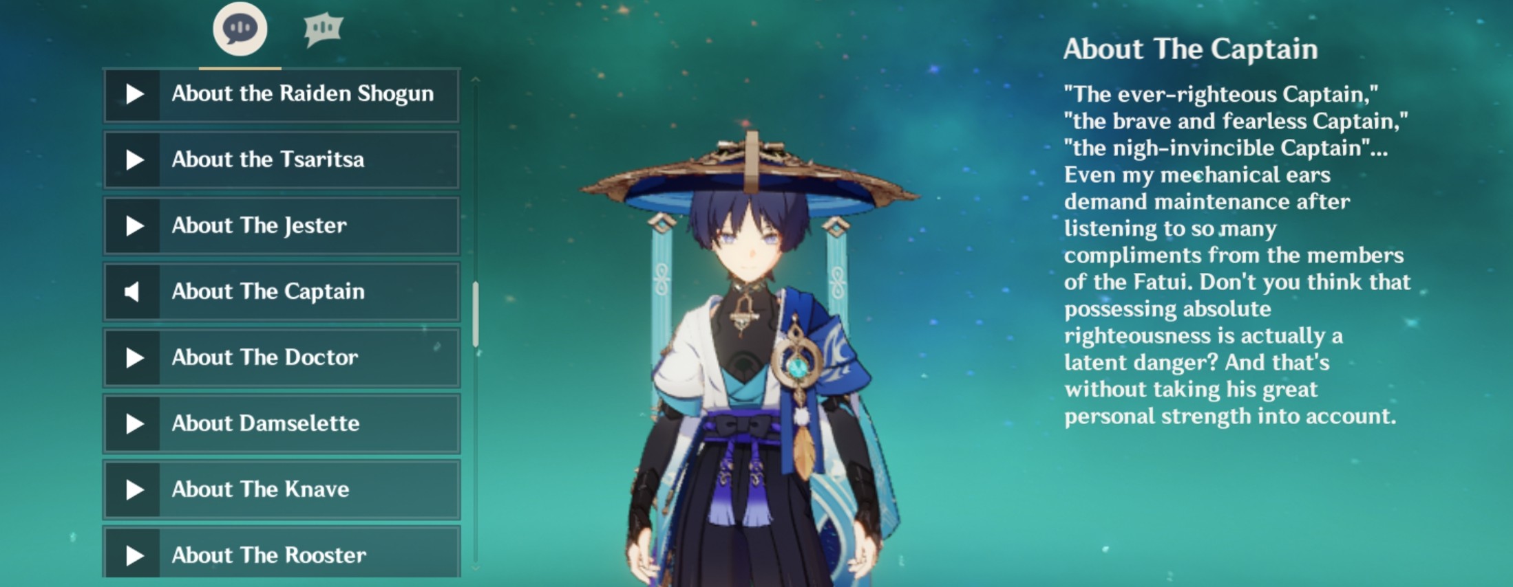 Slight Spoilers (?) from a scene in that Natlan Quest, but this pretty ...