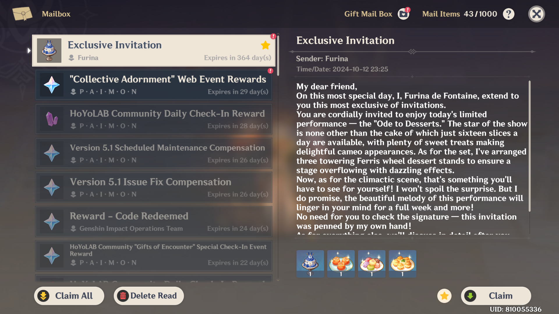 Imagine Got Friendzone By Furina After C6 R5 her Genshin Impact | HoYoLAB
