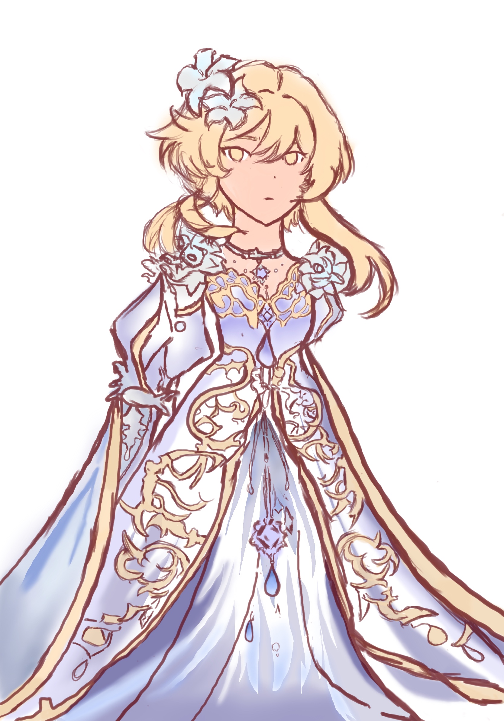 Lumine dress challenge wip Genshin Impact | HoYoLAB