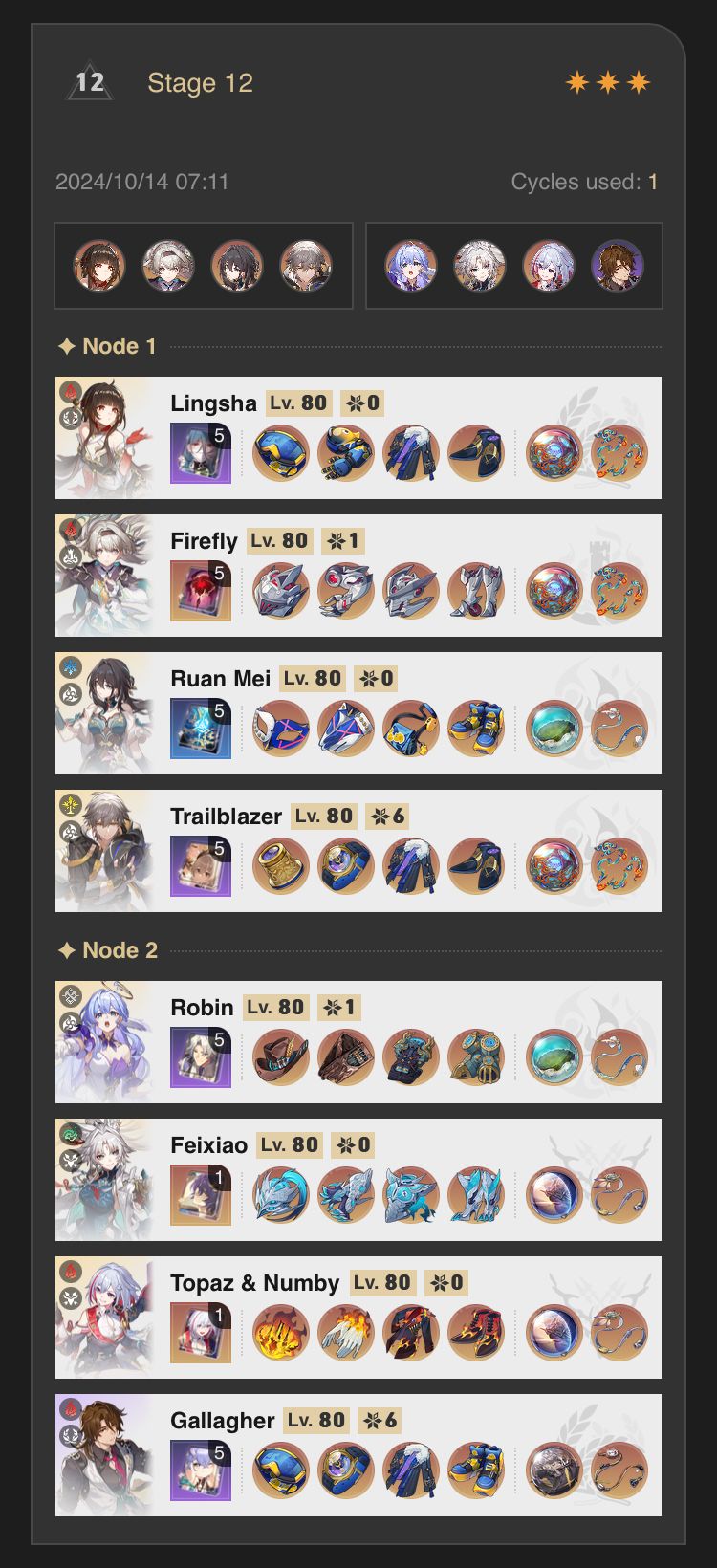 1 cycle hoolay Honkai: Star Rail | HoYoLAB