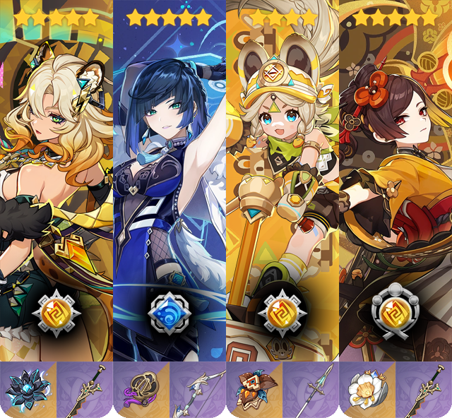 [5.1] Rotation ♦️ Mono Geo ♦️ Xilonen Chiori Kachina Yelan Genshin ...