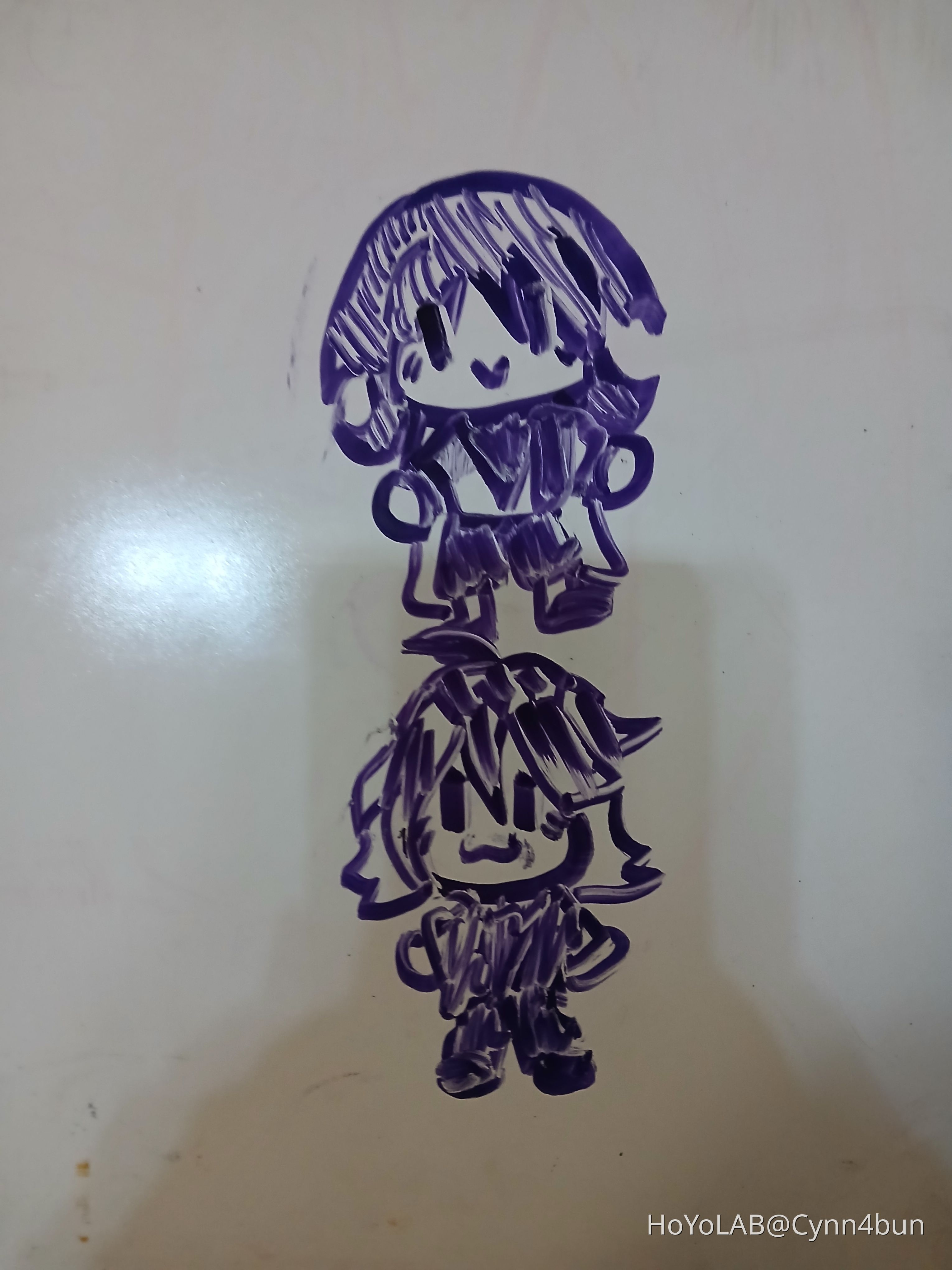 Just a smol wanwan drawing (+a badly drawn Gaming for my friend lmbo ...