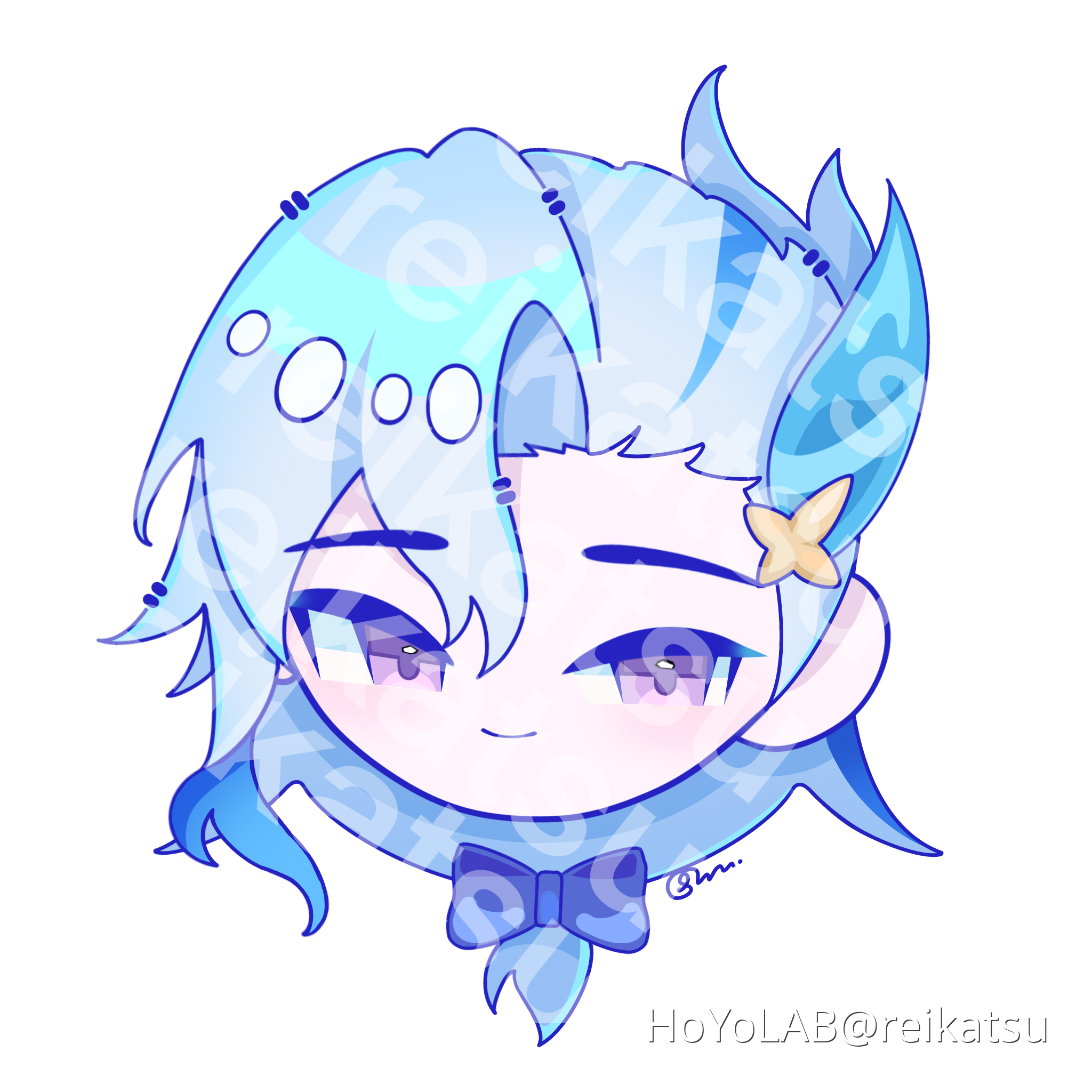 Neuvillette Chibi Keychain design Genshin Impact | HoYoLAB