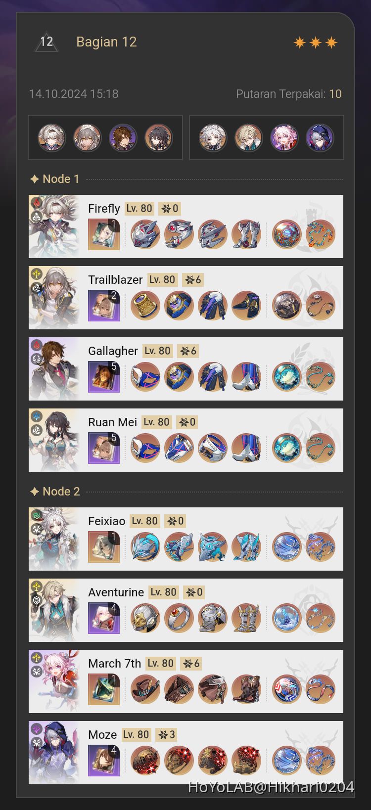 Firefly dan Fei Ez Honkai: Star Rail | HoYoLAB