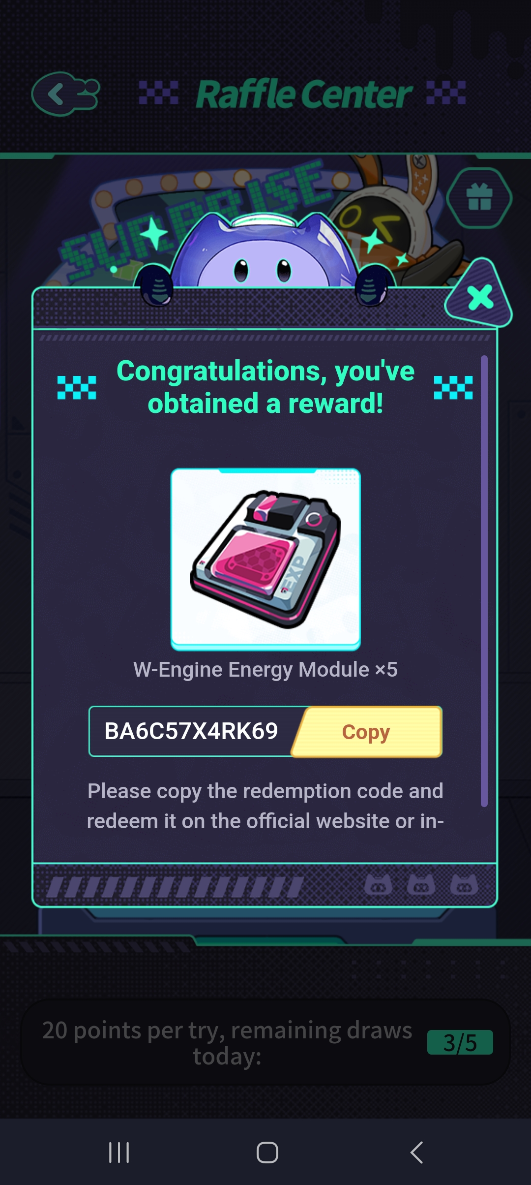 anybody wants it? I don't play ZZZ (code in comment) Zenless Zone Zero ...