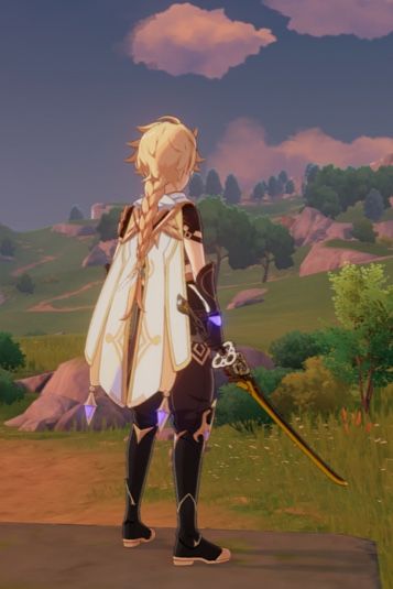 I finally gave a good weapon to aether!! Genshin Impact | HoYoLAB