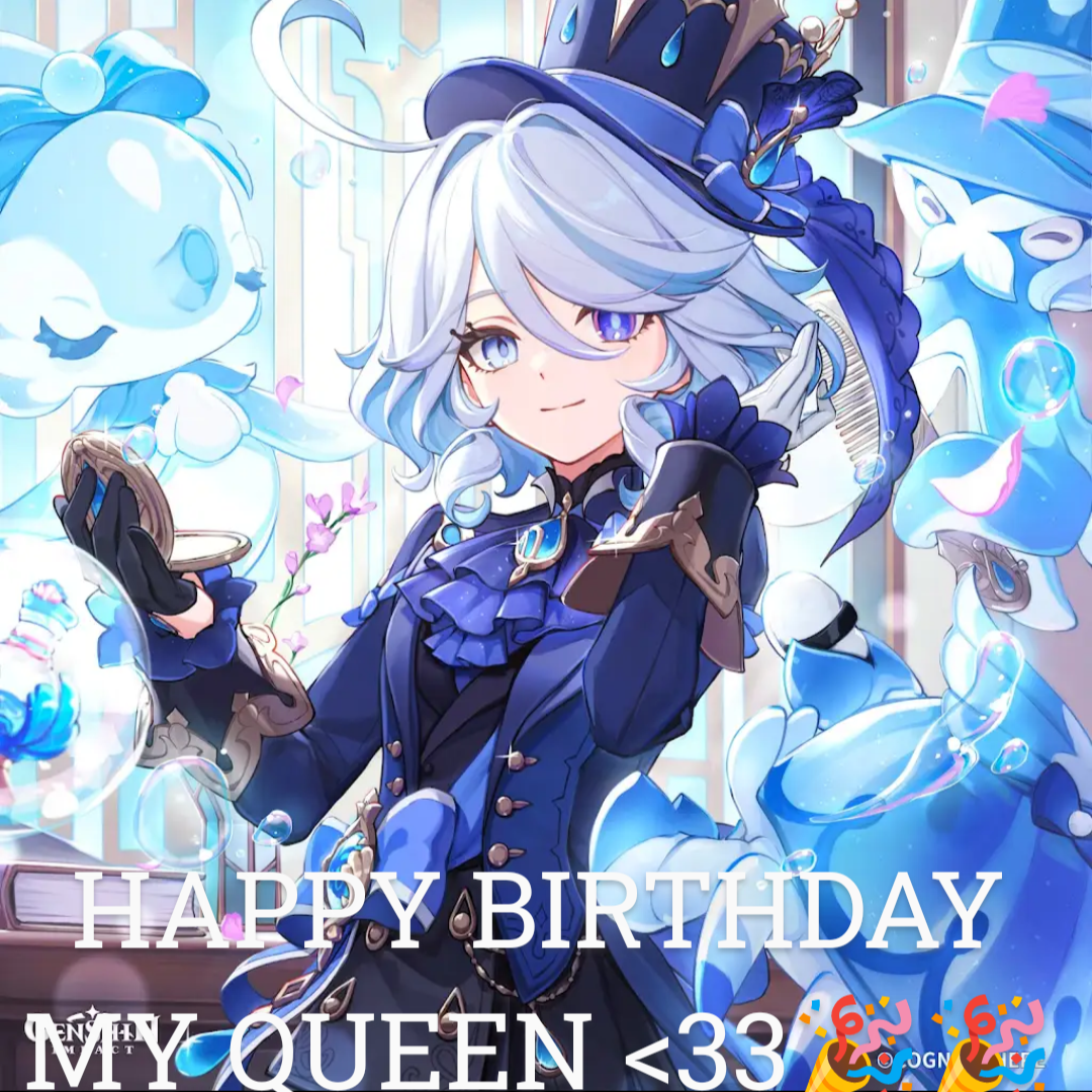 HAPPY BIRTHDAY FURINAA (+ a bunch of furina screenshots I have on my ...