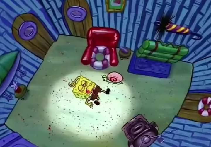 Spongebob faint in home | HoYoLAB