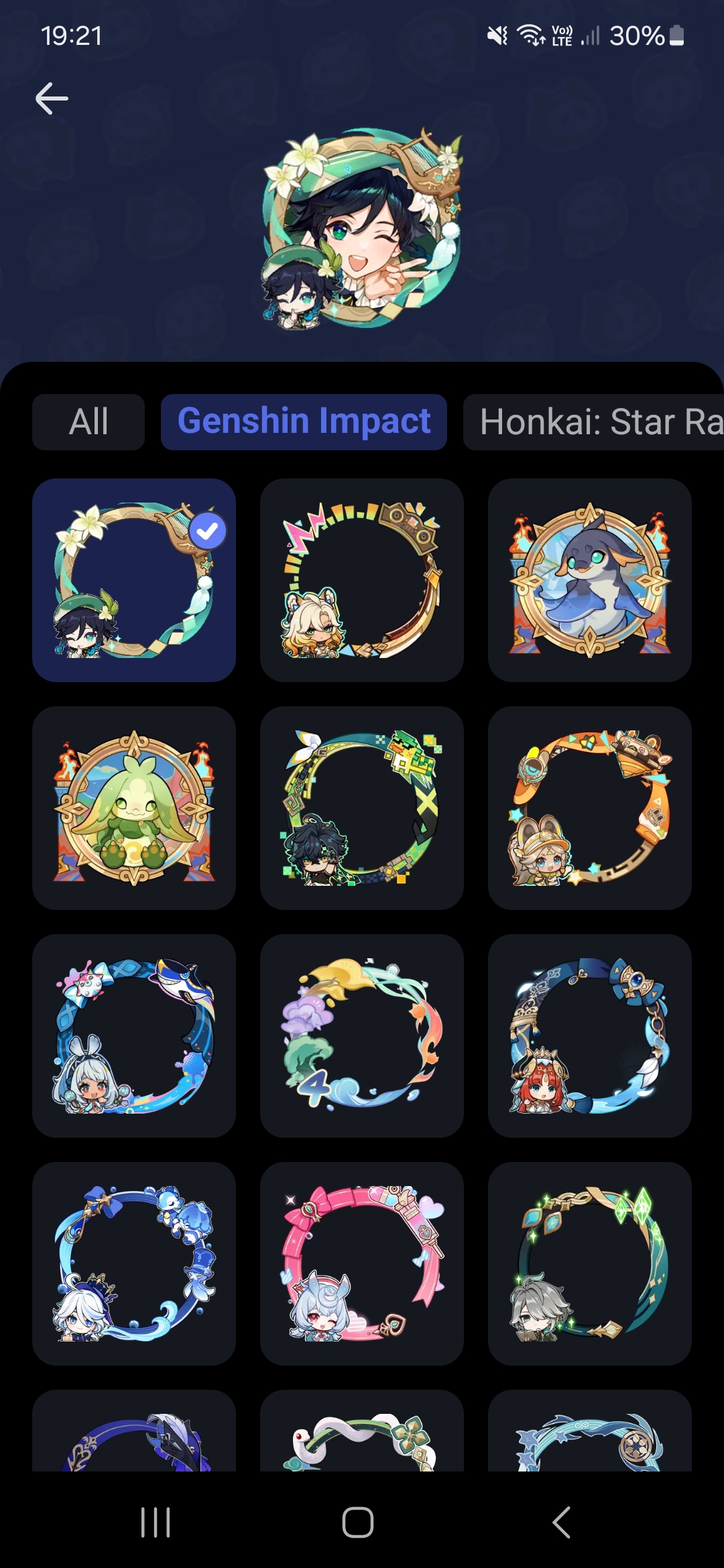 Venti's avatar frame! Genshin Impact | HoYoLAB