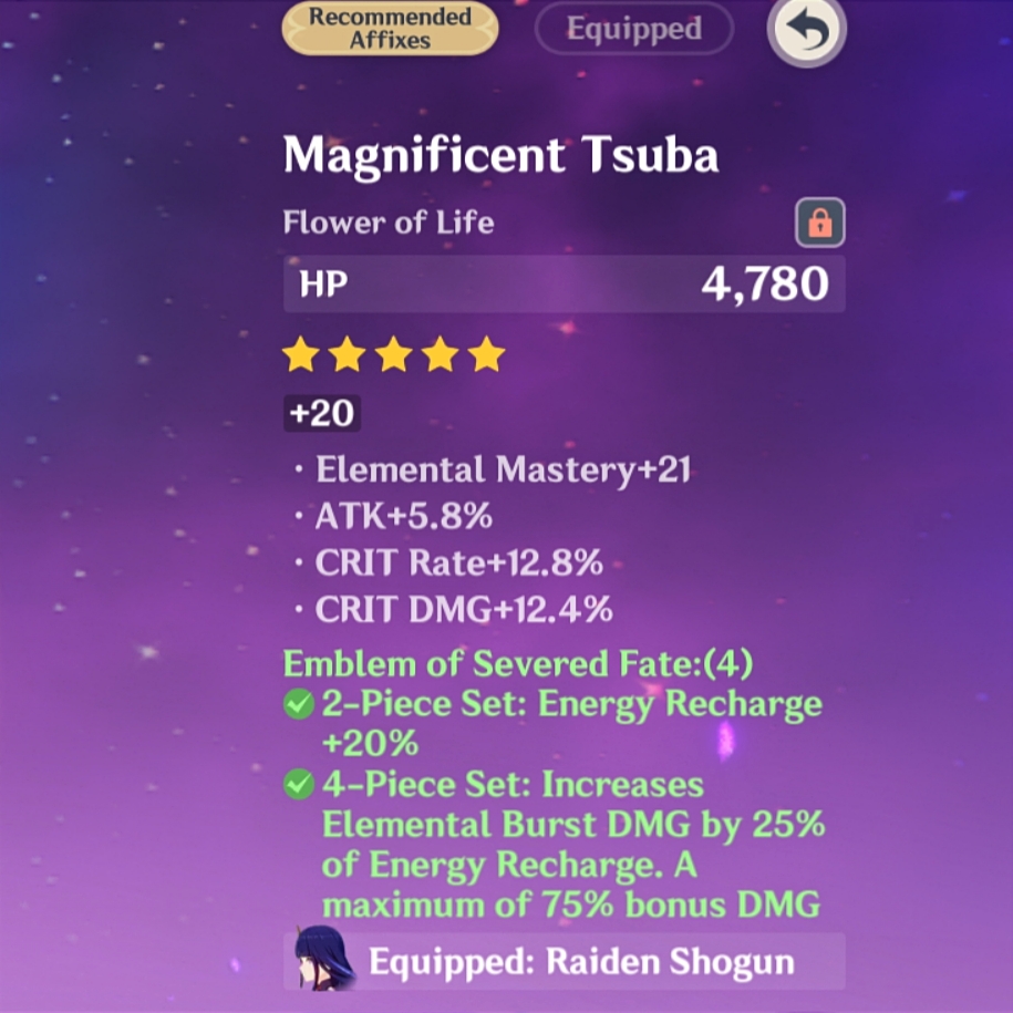 these are some of the best artifacts i own rn, ive got other good ...