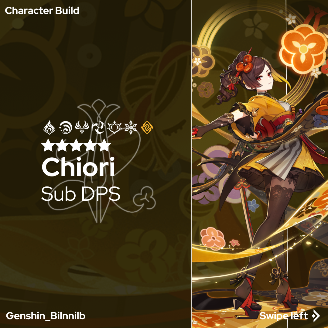 (5.1) Chiori build Guide as Sub DPS Genshin Impact | HoYoLAB