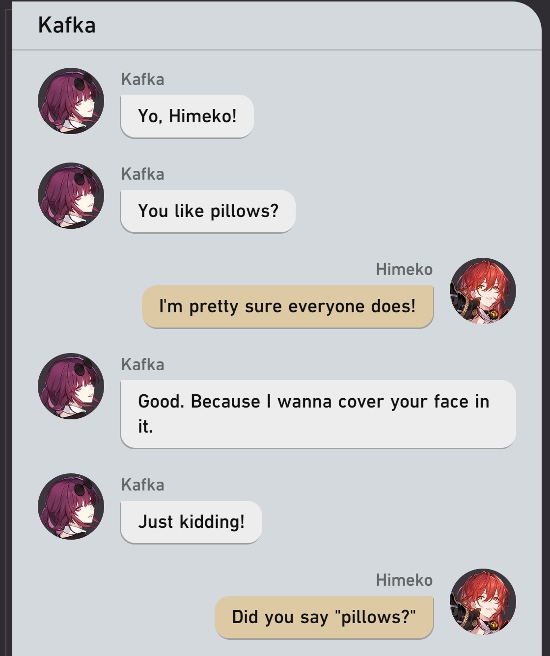 Himeka (Himeko x Kafka) comic Honkai: Star Rail | HoYoLAB