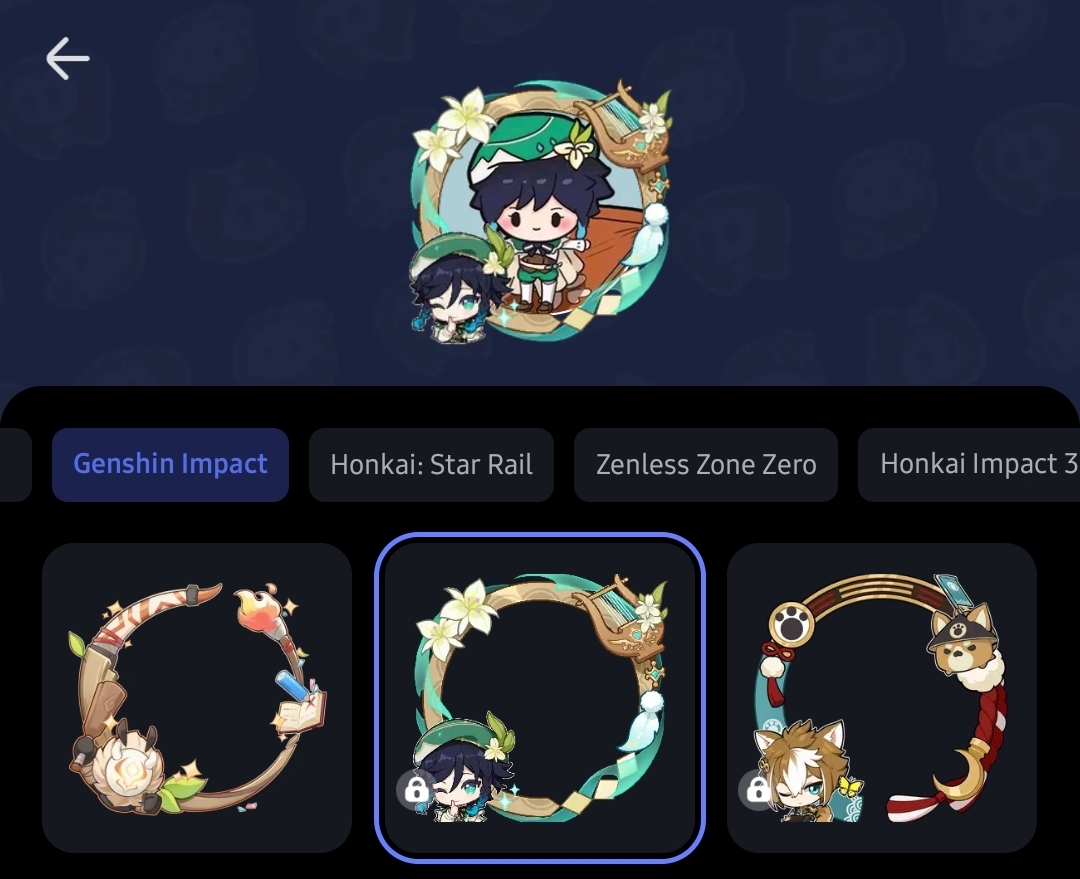 New Venti Avatar Frame! Genshin Impact | HoYoLAB