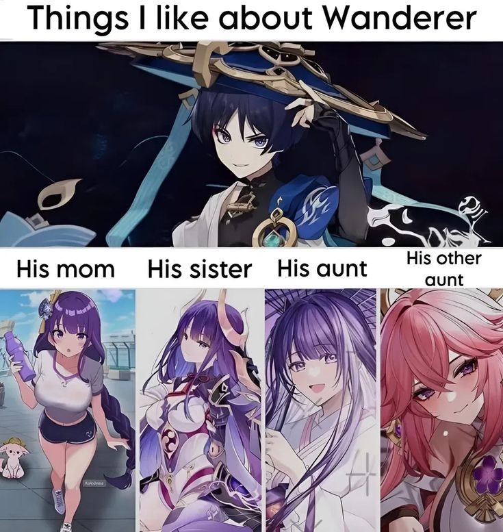 Few memes about the Raiden family Genshin Impact | HoYoLAB
