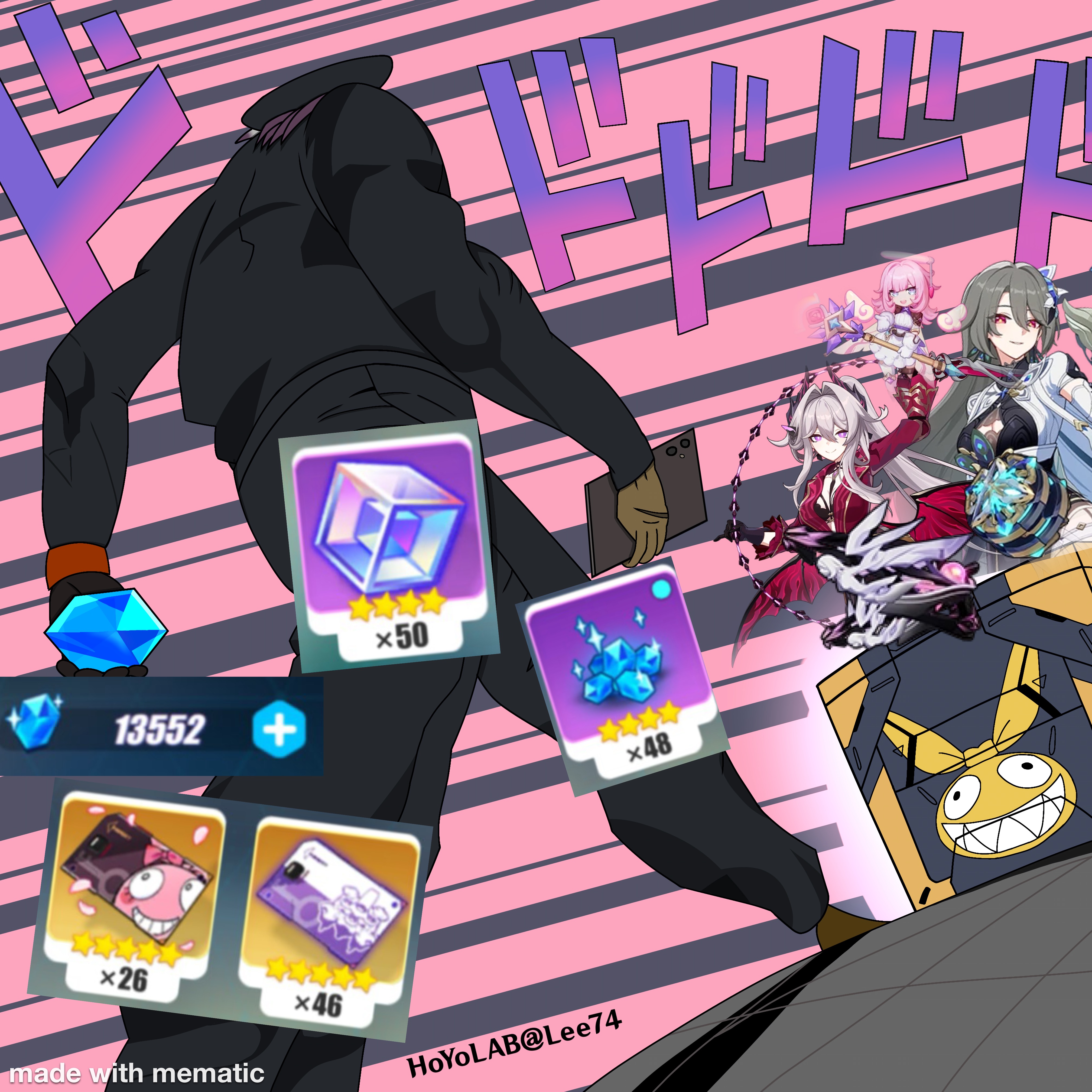 Wish me luck in HI3 this Thursday afternoon! (Failed...)(Bad meme art ...