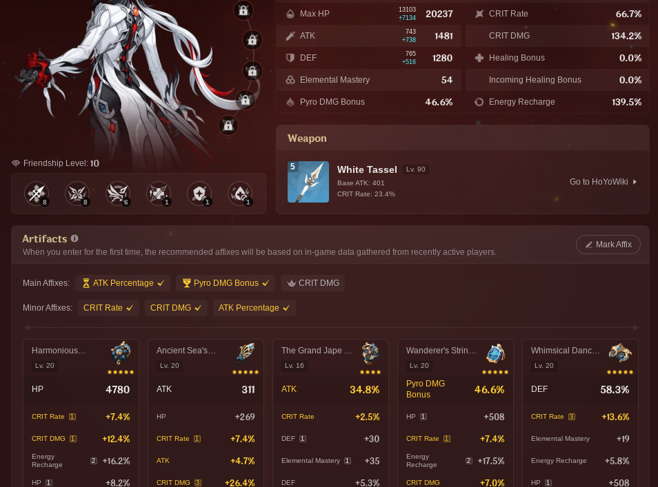 Arle Build check description for any needed info. Genshin Impact | HoYoLAB