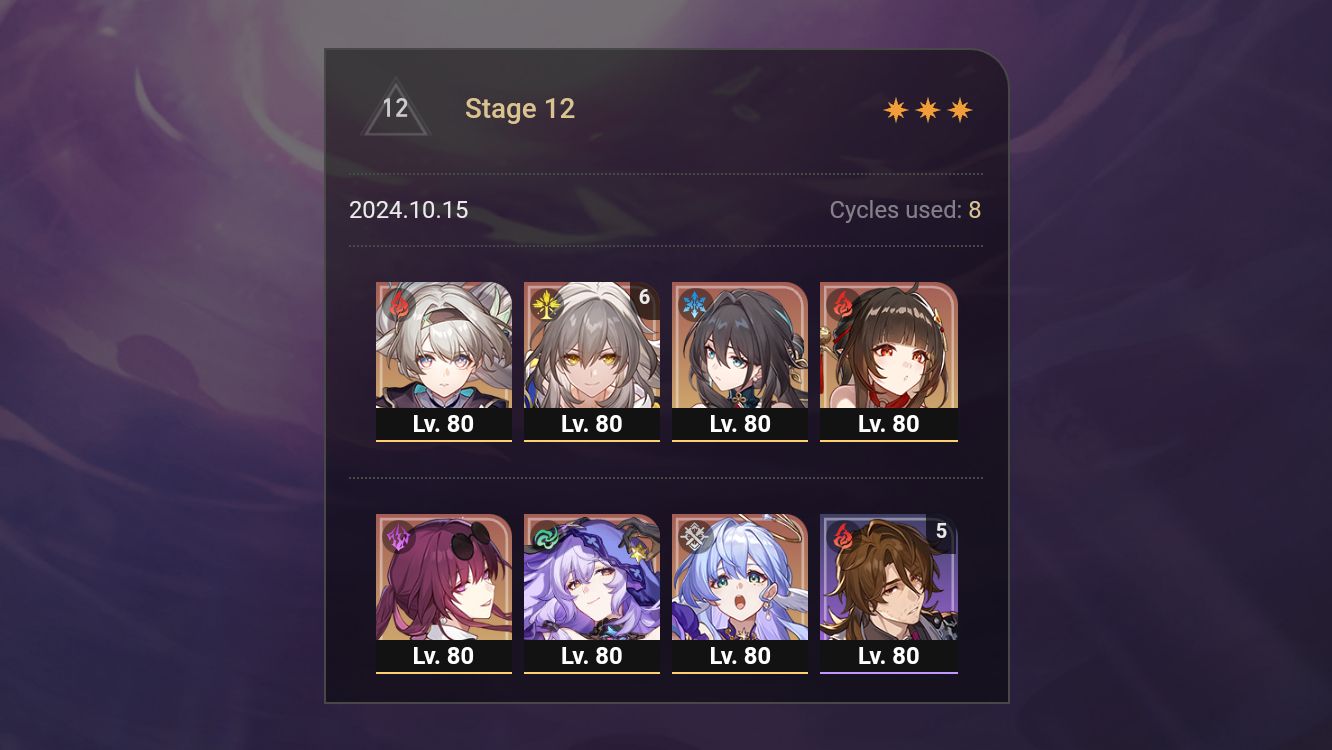 MOC 12 with (F2PBTW) Firefly and DOT team Honkai: Star Rail | HoYoLAB