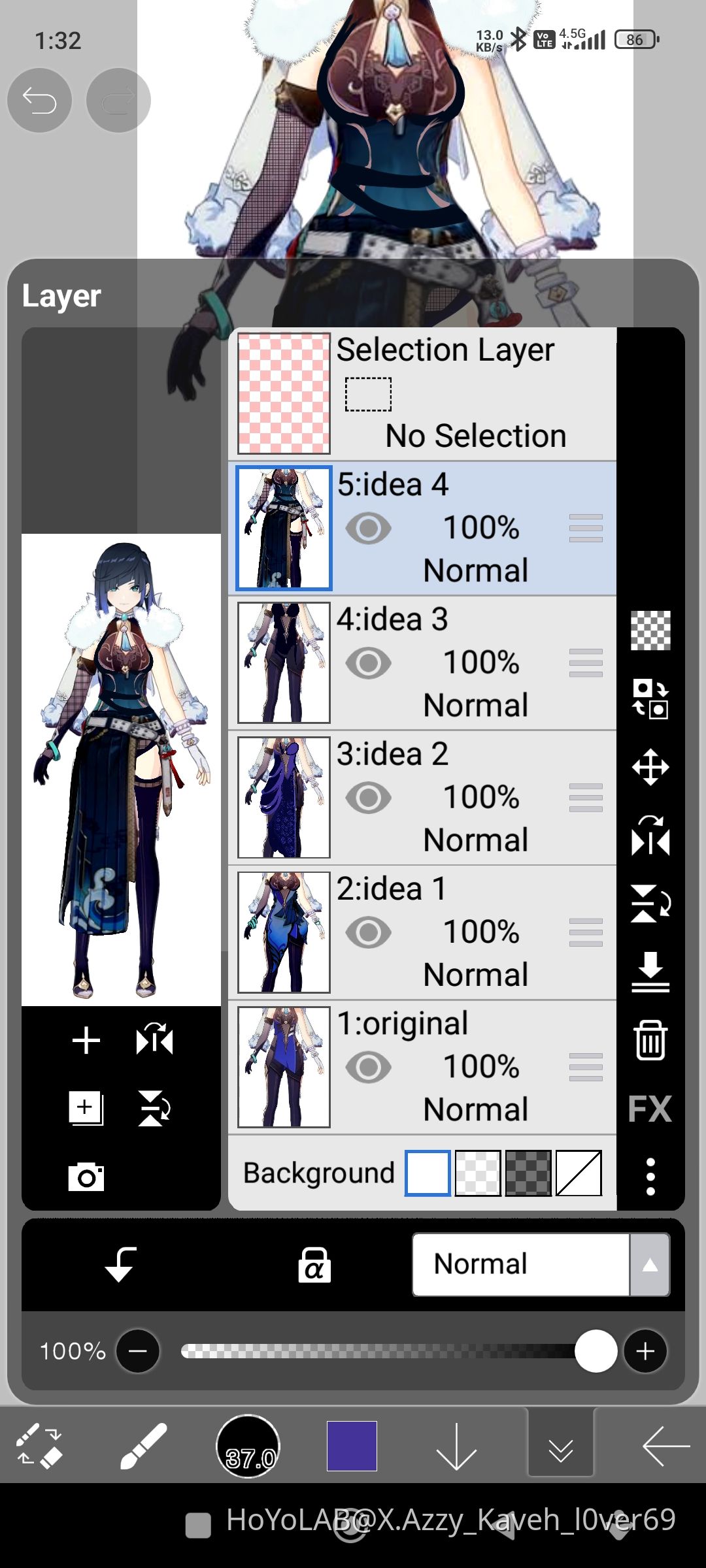 working on a few yelan design ideas~👀 Genshin Impact | HoYoLAB