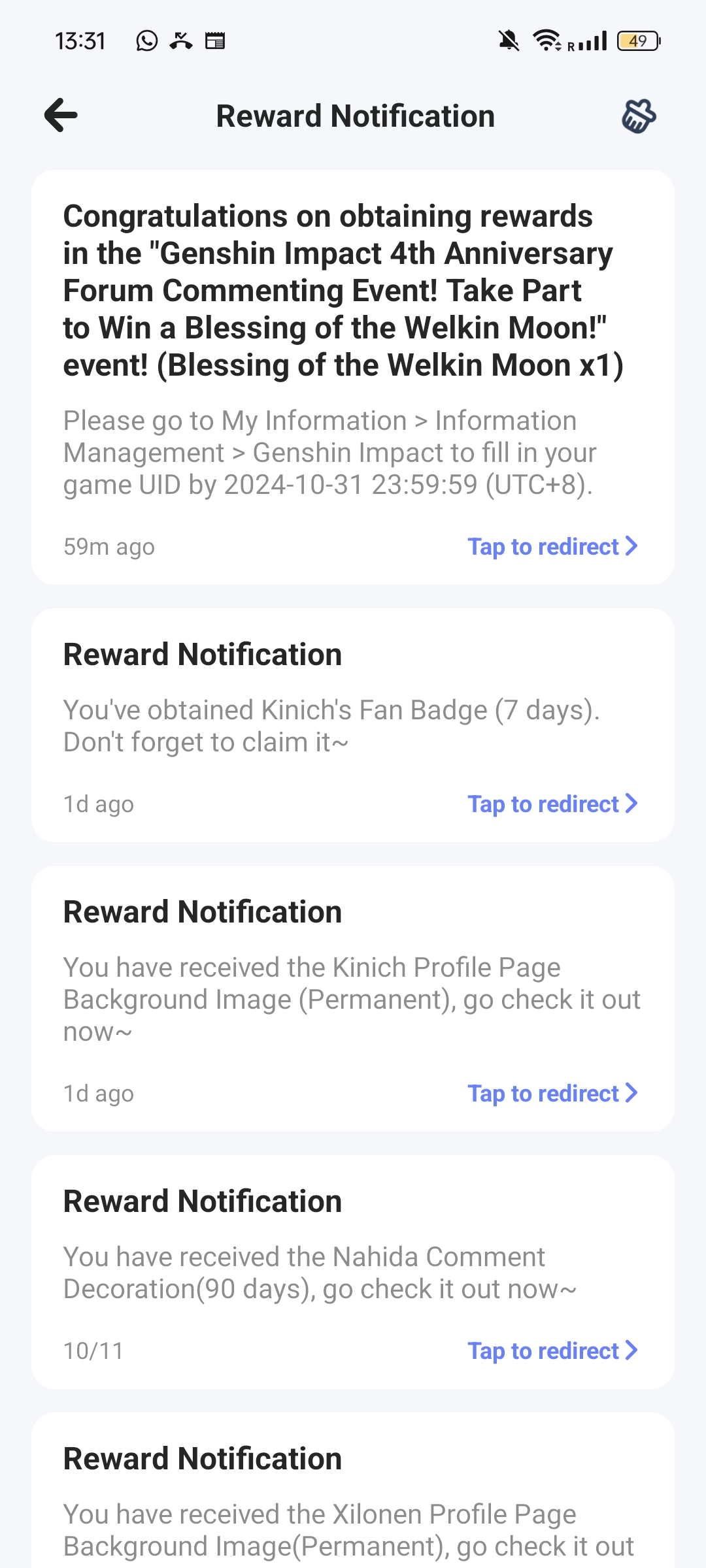 Just got MSG an hour ago Genshin Impact | HoYoLAB