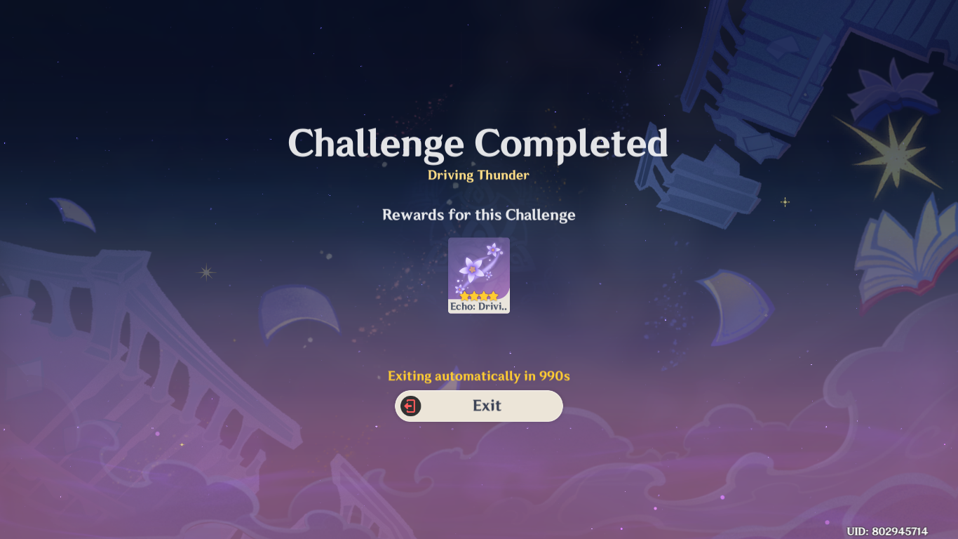 My Current Progress : Keqing & her Echo Genshin Impact | HoYoLAB