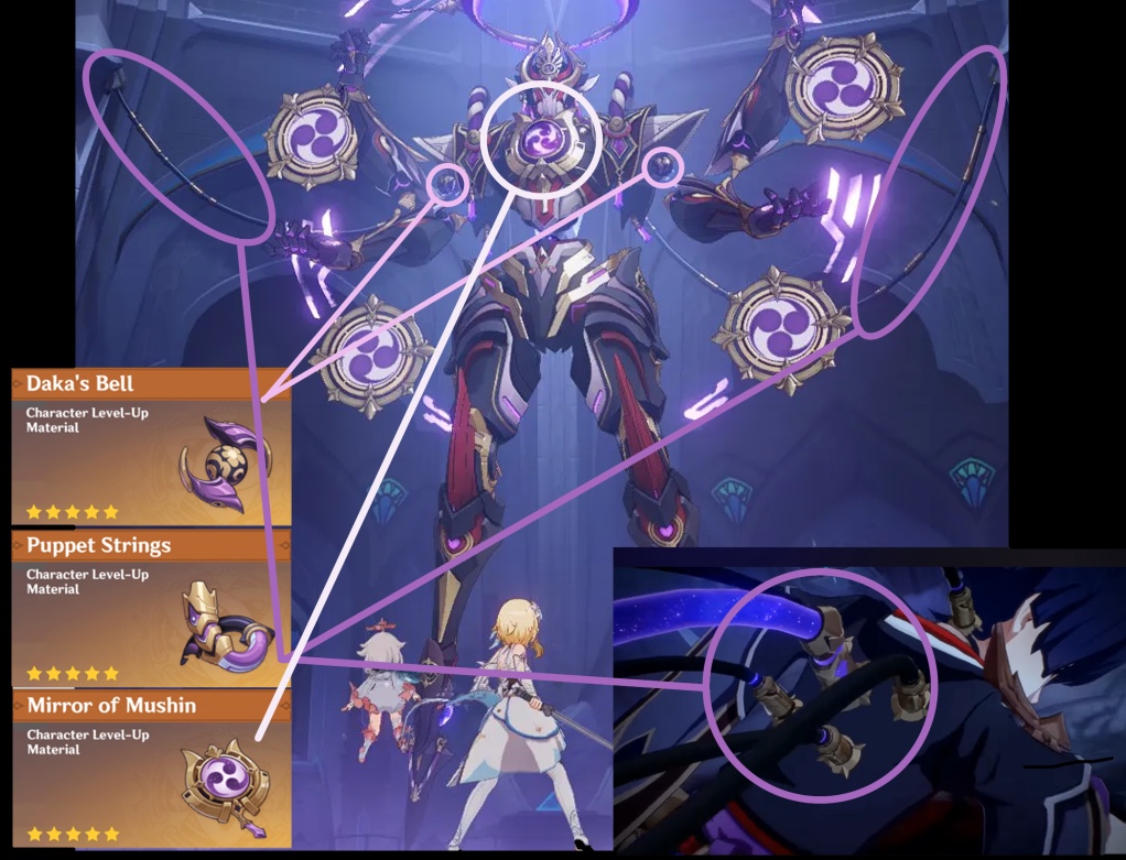 Ascension Materials - Scaramouche Genshin Impact | HoYoLAB