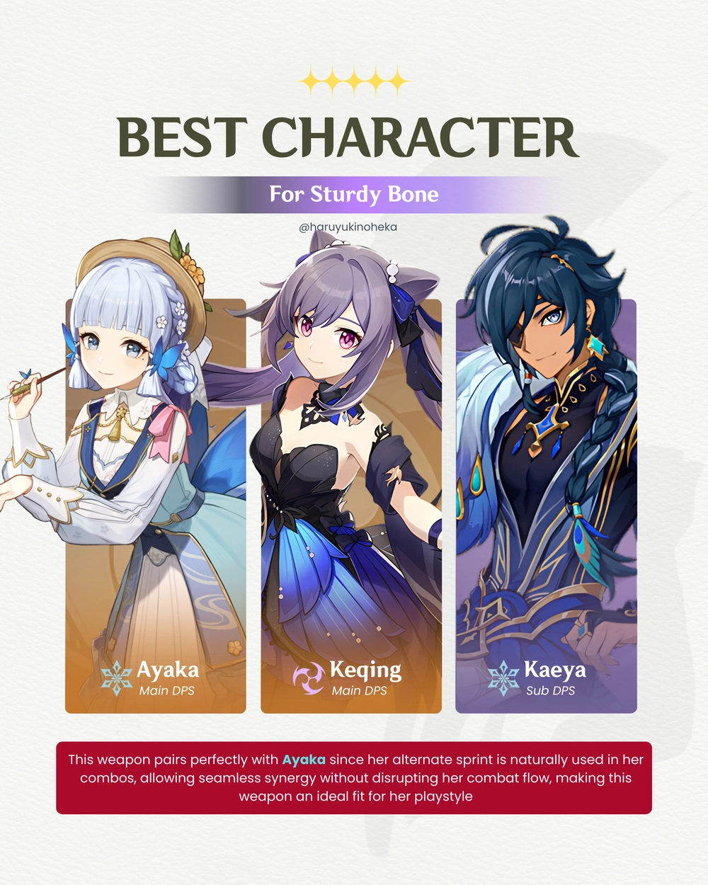 [Weapon Guide] Sturdy Bone ⚡ Genshin Impact | HoYoLAB