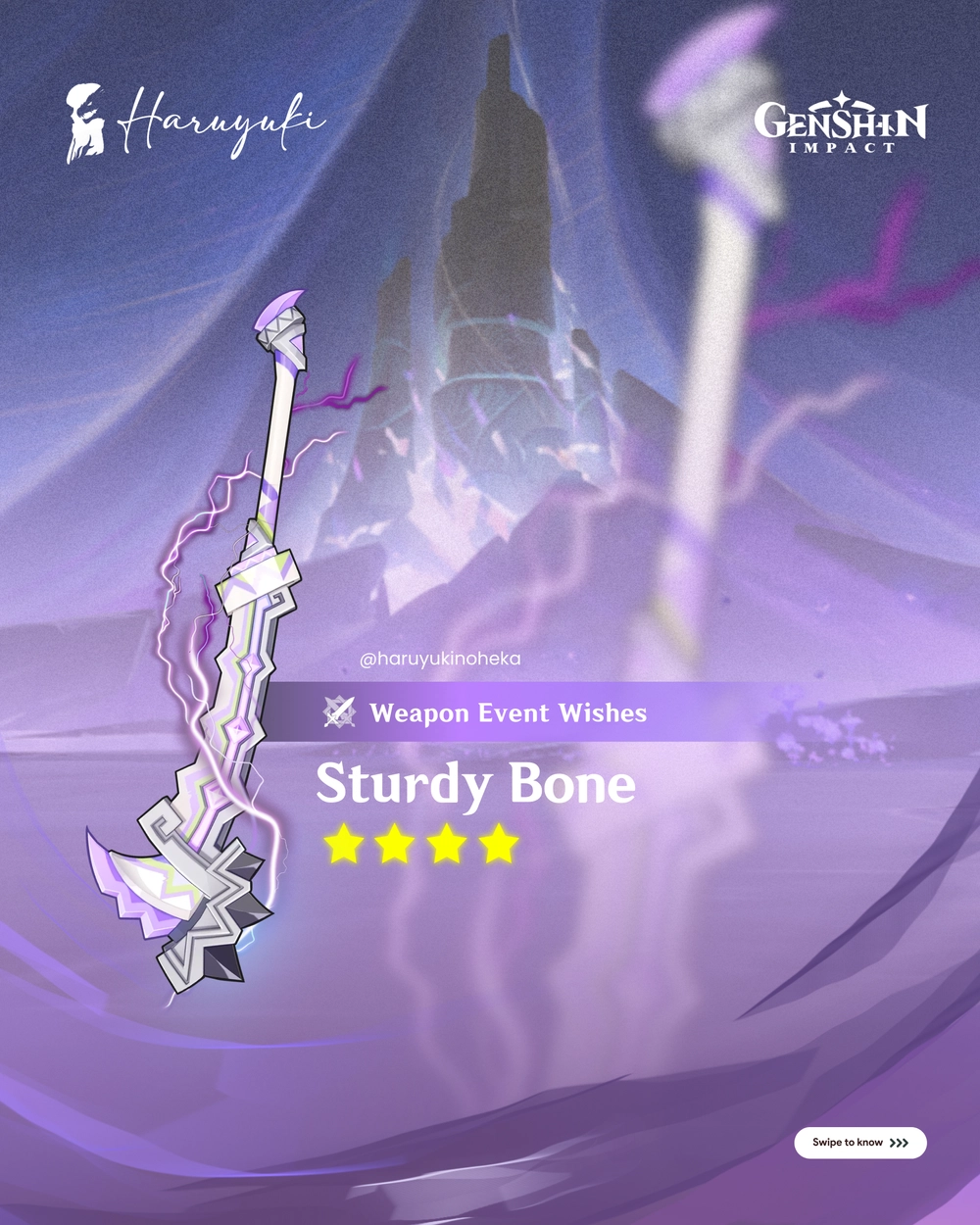 [Weapon Guide] Sturdy Bone ⚡ Genshin Impact | HoYoLAB
