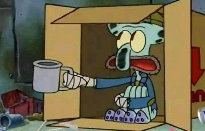 Squidward be poor | HoYoLAB