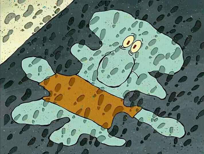 Squidward trampled | HoYoLAB